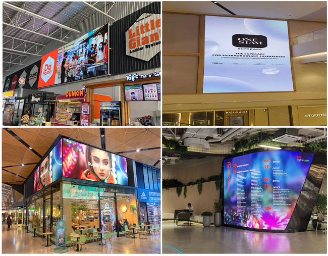 P5 Indoor Fixed LED Screen Sign Video Wall 960*540mm 16:9 Aluminum ...