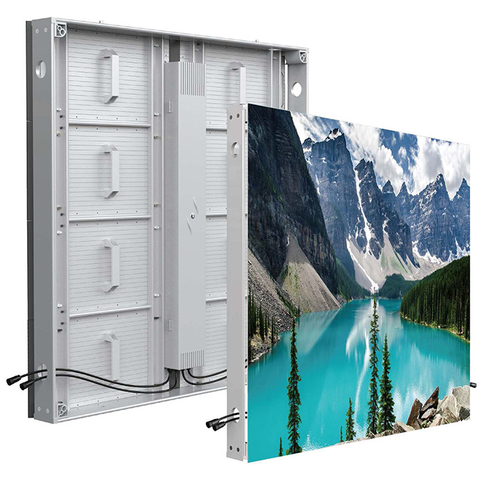 P3.9 Outdoor Fixed LED Display Screen Cabinet SMD1921 1000×1000mm