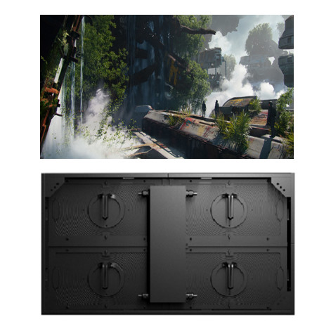 P5 Indoor Fixed LED Display HD Advertising Video Wall 960*540mm Cabinet ...