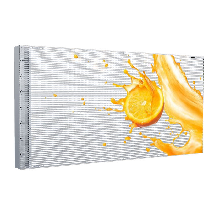 Front Service Adhesive Transparent LED Display 3.5 KG Per Panel with ...